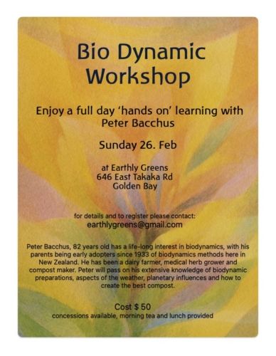 South Island Workshops with Su Hoskin, Peter & Gill Bacchus ...